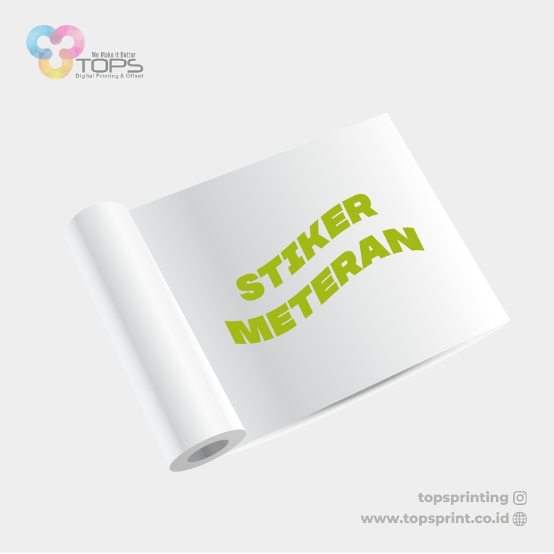 Tops Print - Stiker Label